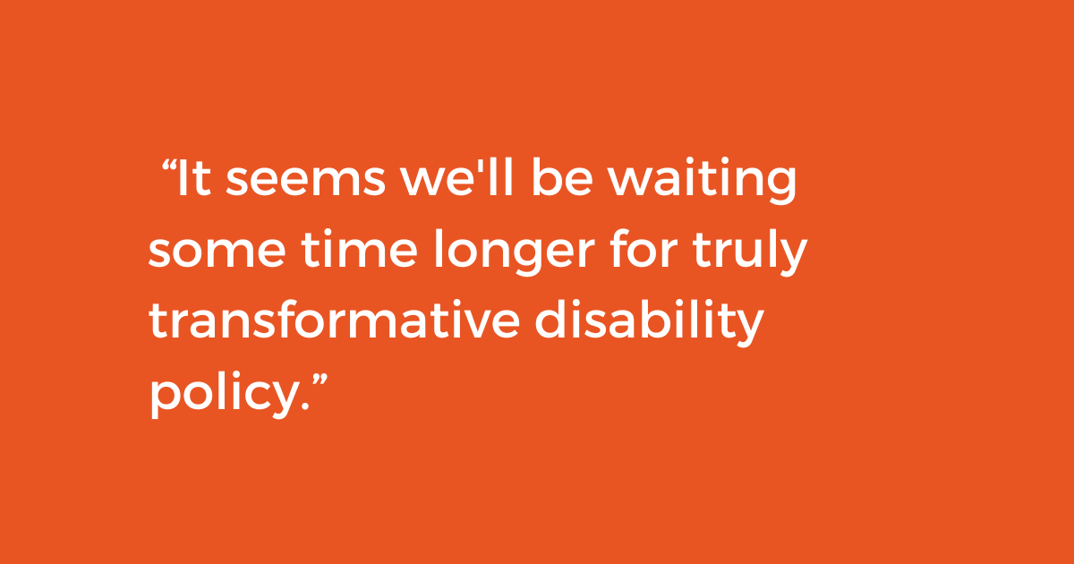 Reflections on the Disability Action Plan | Leonard Cheshire